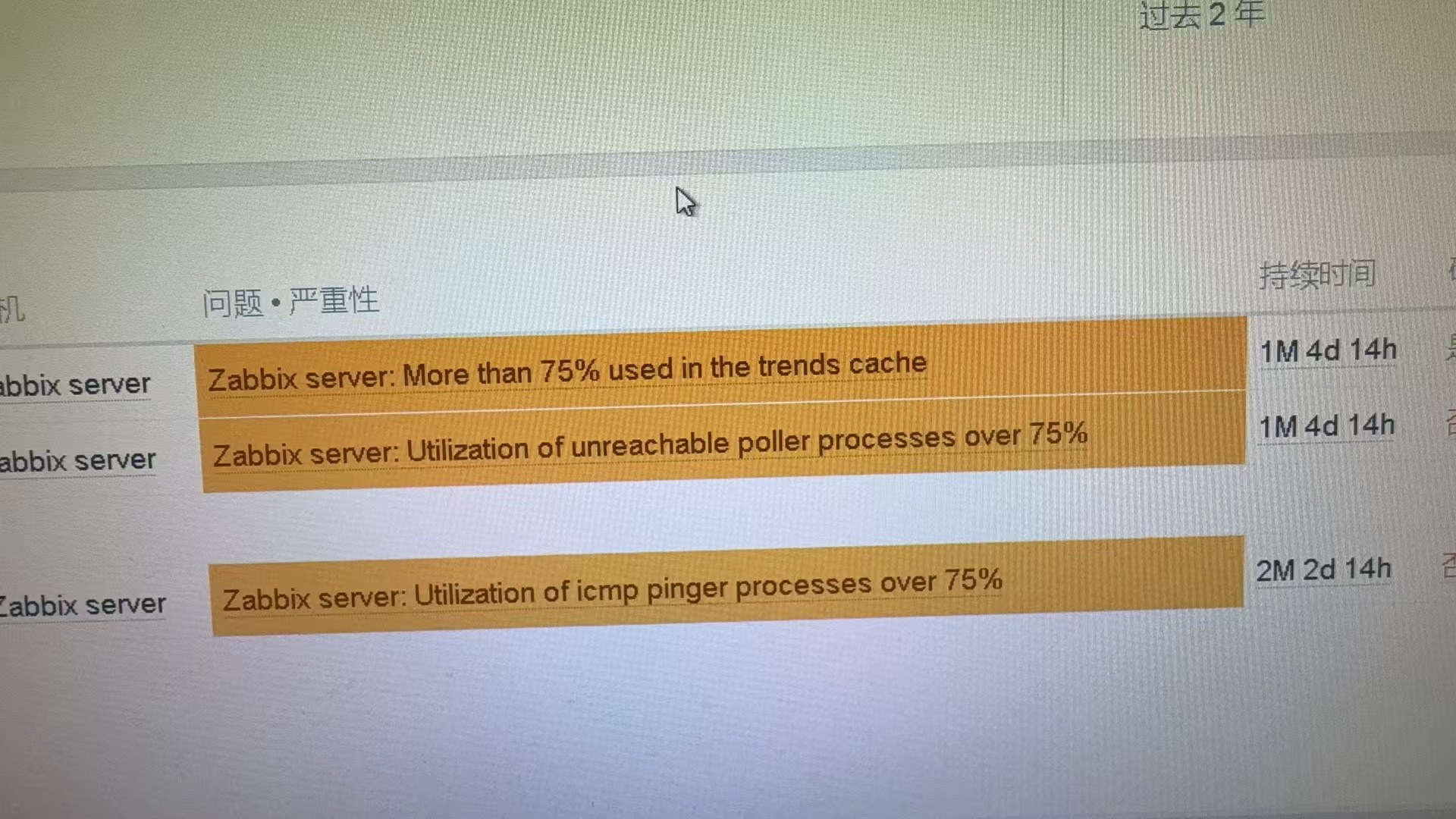 【实用指南】Zabbix服务器性能警告分析与解决方案：Zabbix server: Utilization of icmp pinger processes over-CSDN博客