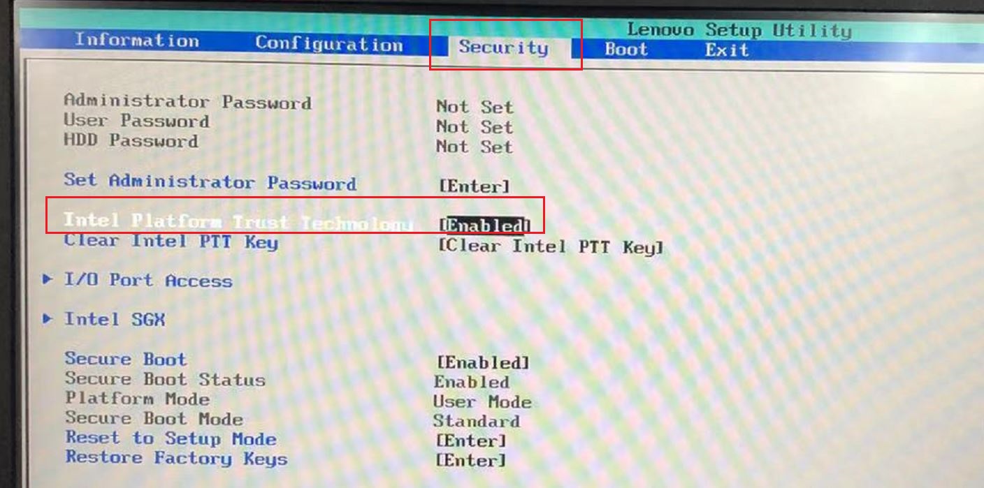 ThinkPad查看是否支持TPM及如何开启和关闭TPM的方法 _tcg feature setup-CSDN博客