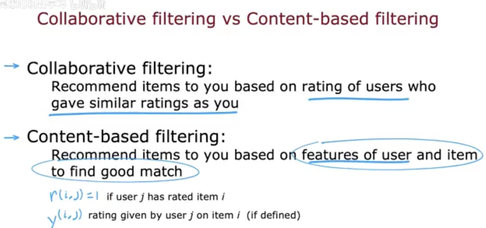 Content-based Filtering｜基于内容的过滤-CSDN博客
