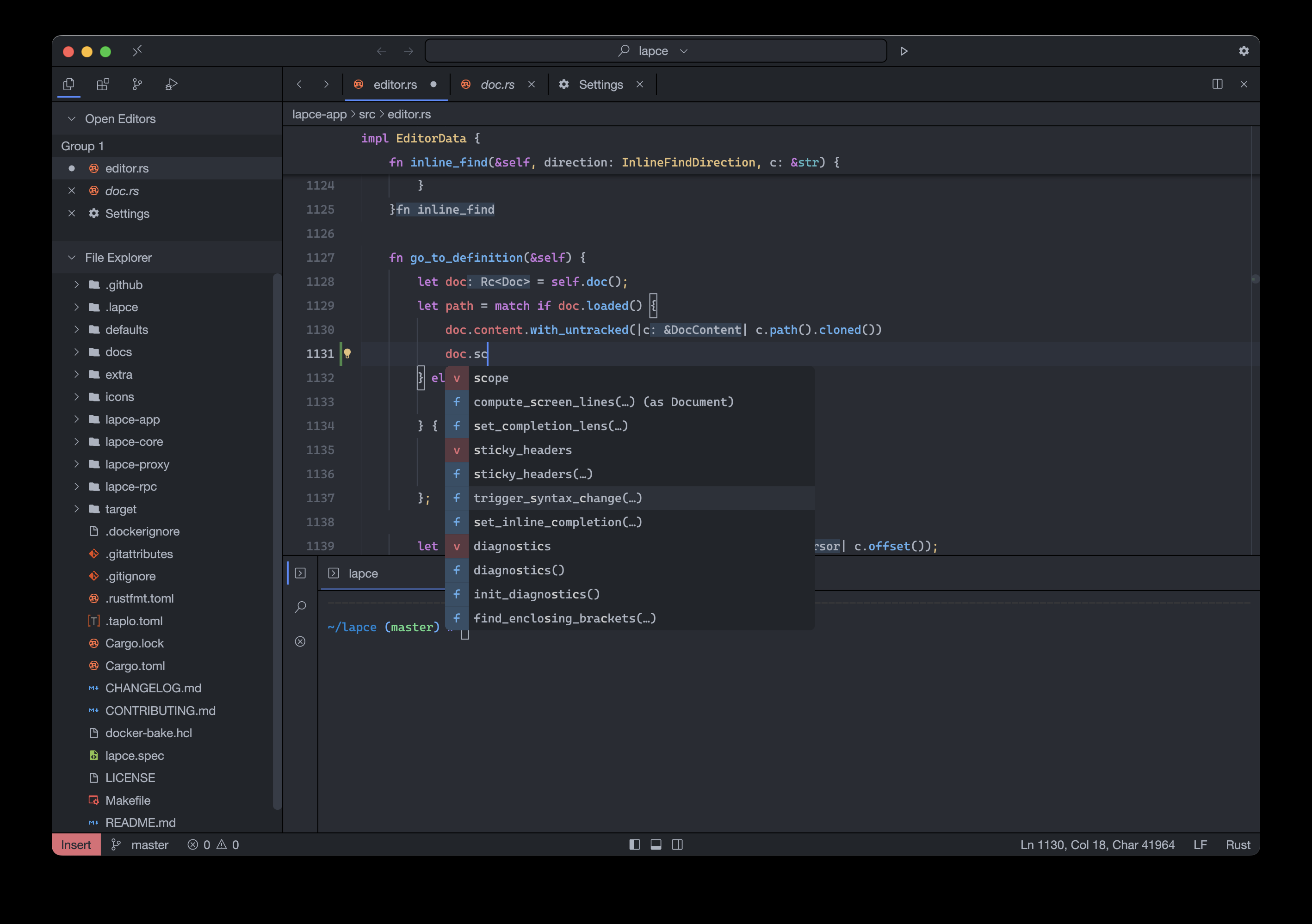 狂获36.7K Star！告别VSCode，安装包仅7M，堪称开发者圈的“新晋黑马”_lapce-CSDN博客