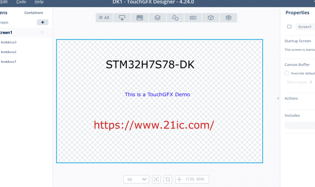 [STM32H7]【STM32H7S78-DK测评】运行TouchGFX工程_stm32h7 touchgfx-CSDN博客