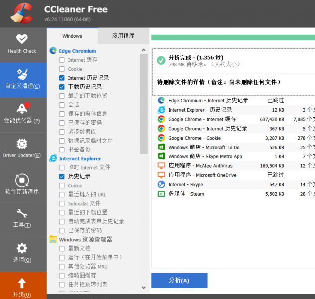 C盘满了怎么办？用ccleaner清除C盘垃圾，3款电脑系统磁盘清理和优化软件、Cleanmypc和Glary_Utilities_c盘清理软件-CSDN博客