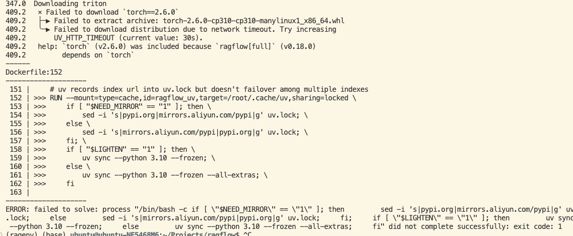 【ragflow】修改源码后，如何根据dockerfile构建镜像_ragflow dockerfile-CSDN博客