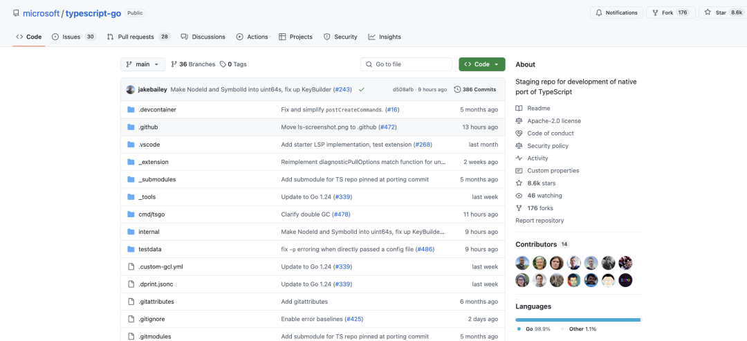 微软弃用C#、Rust，选Go拯救TypeScript编译器“中年危机”！C#之父亲自操刀，150万行代码编译现仅需7.5秒_typescript7.0-CSDN博客