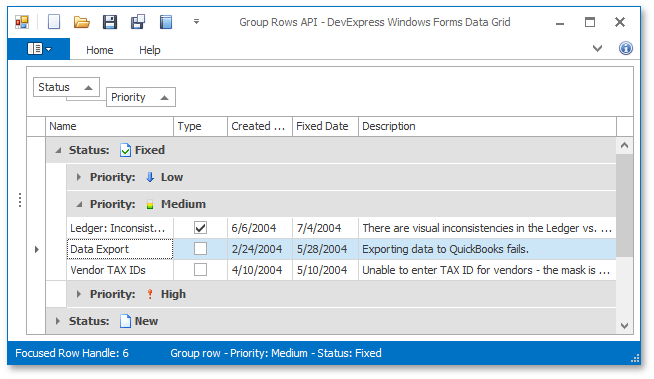 DevExpress WinForms中文教程：Grouping（分组）- 分组行API_winfrom 自定义创建分组-CSDN博客