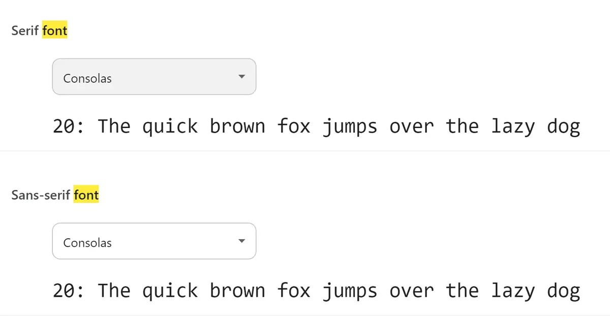 Serif Font 与 Sans-serif Font 的差异详解及实际应用_sans-serif 字体-CSDN博客