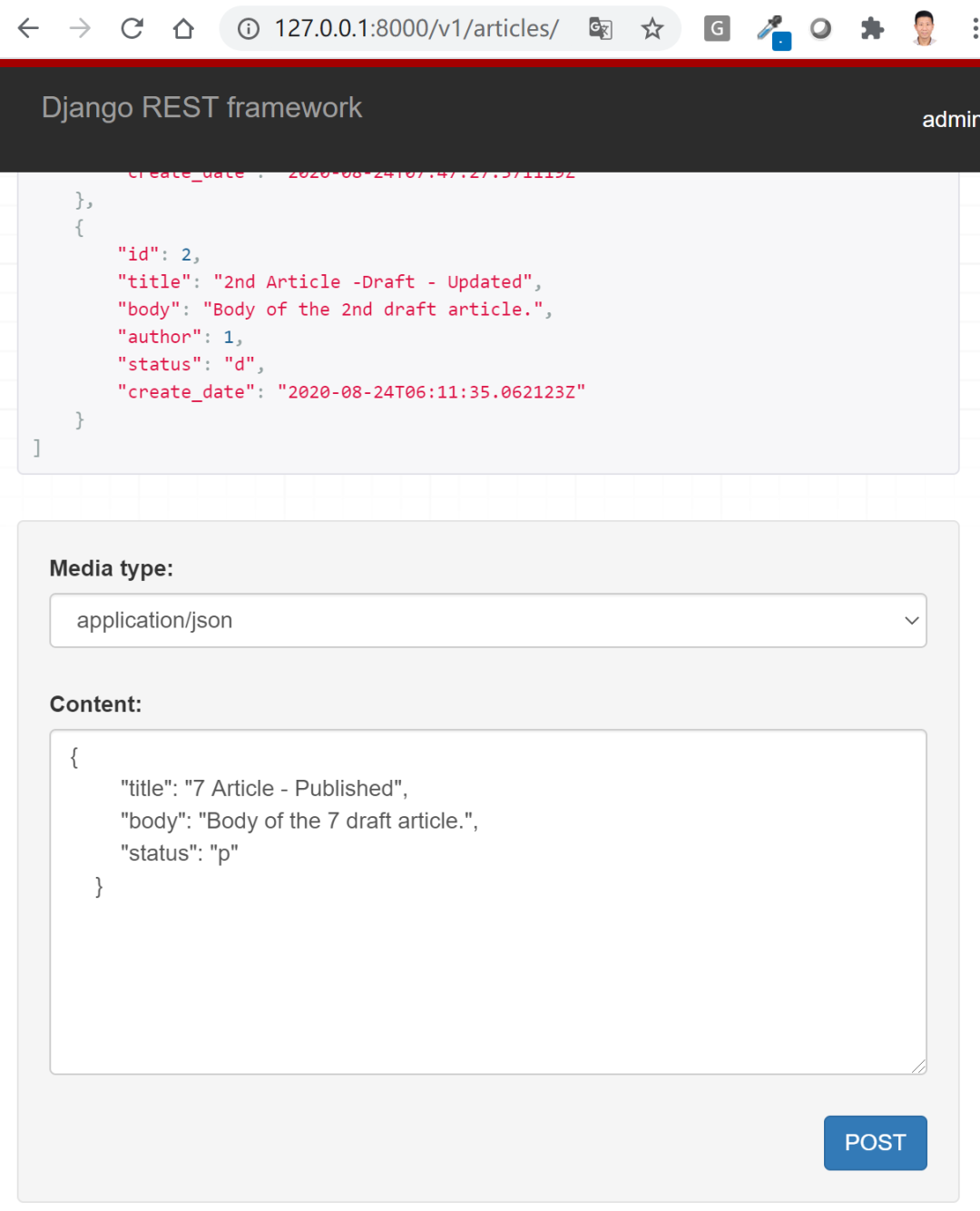 Django REST Framework系列教程(2)——序列化器和视图_python django 的serializers.py文件-CSDN博客