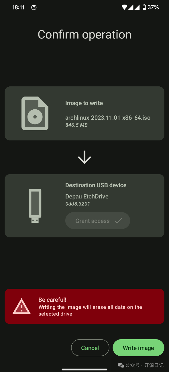 1.7K Star 真是绝了 !!! 用手机做USB启动盘_etchdroid制作启动盘-CSDN博客