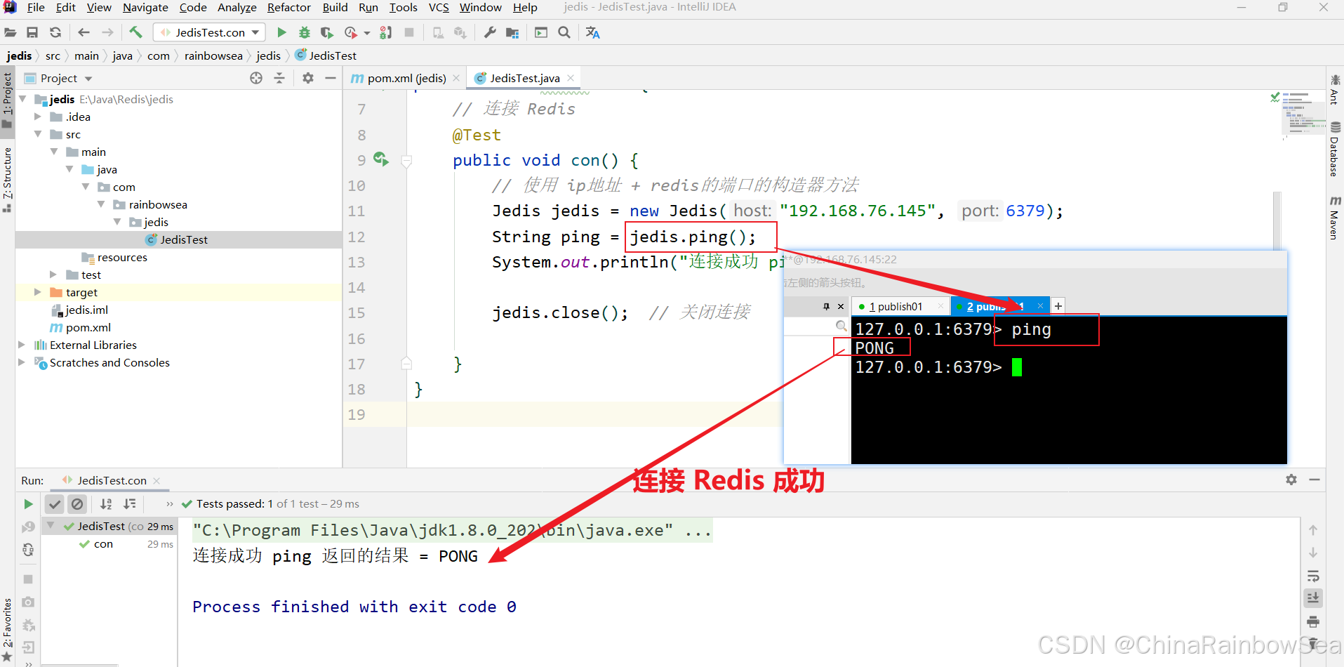Redis 当中 Jedis 的详细刨析与使用_redis jedis-CSDN博客