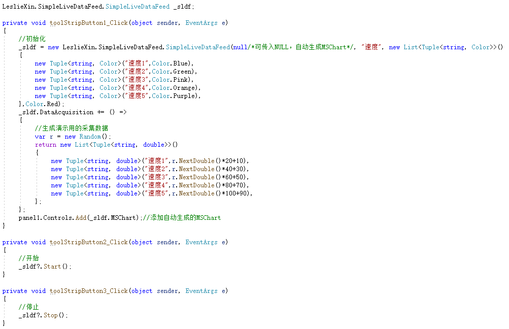 （原创）[开源][.Net Framework 4.0] SimpleLiveDataFeed（极易使用的采集数据滚动显示，基于MSChart）更新 v1.0，增加NuGet包-CSDN博客