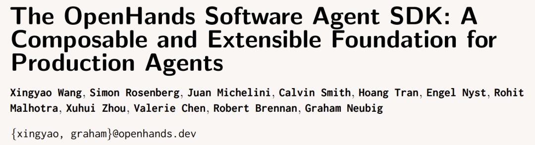 珍藏指南：OpenHands Software Agent SDK：构建大模型应用的完整开发框架_the openhands software agent sdk-CSDN博客