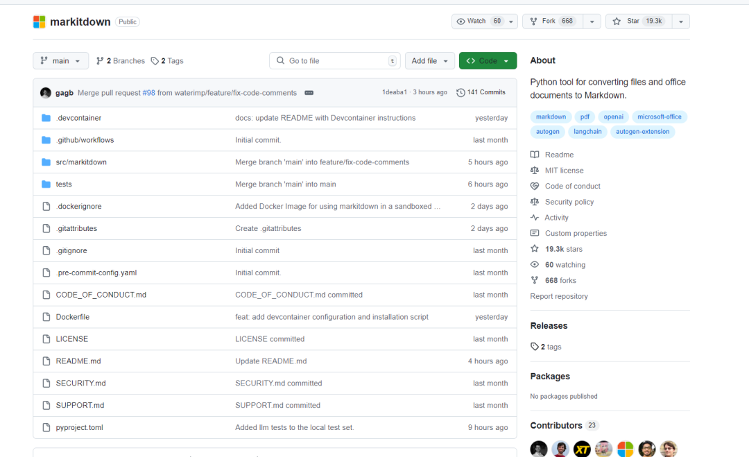 微软发布了一个文档转Markdown的利器：MarkItDown_windows markitdown cmd安装-CSDN博客