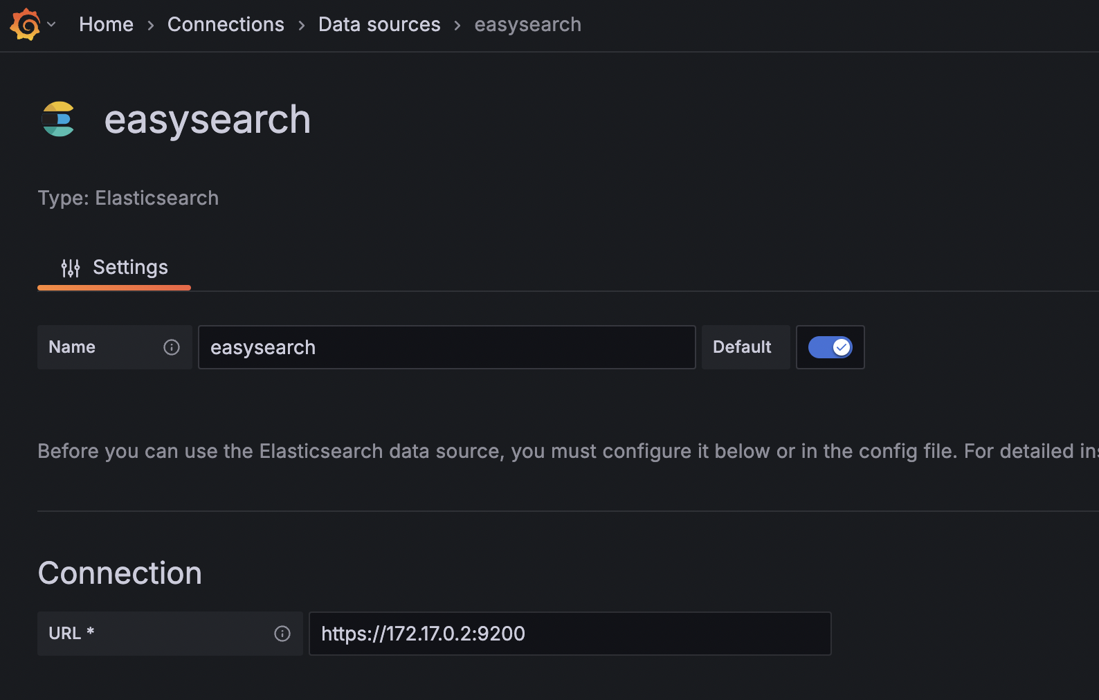 如何使用 Grafana 连接 Easysearch_grafana连接es查询索引中的数据-CSDN博客