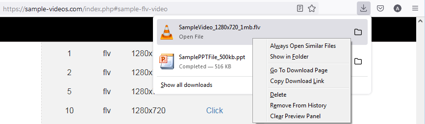 Manage file types and download actions in Firefox-CSDN博客