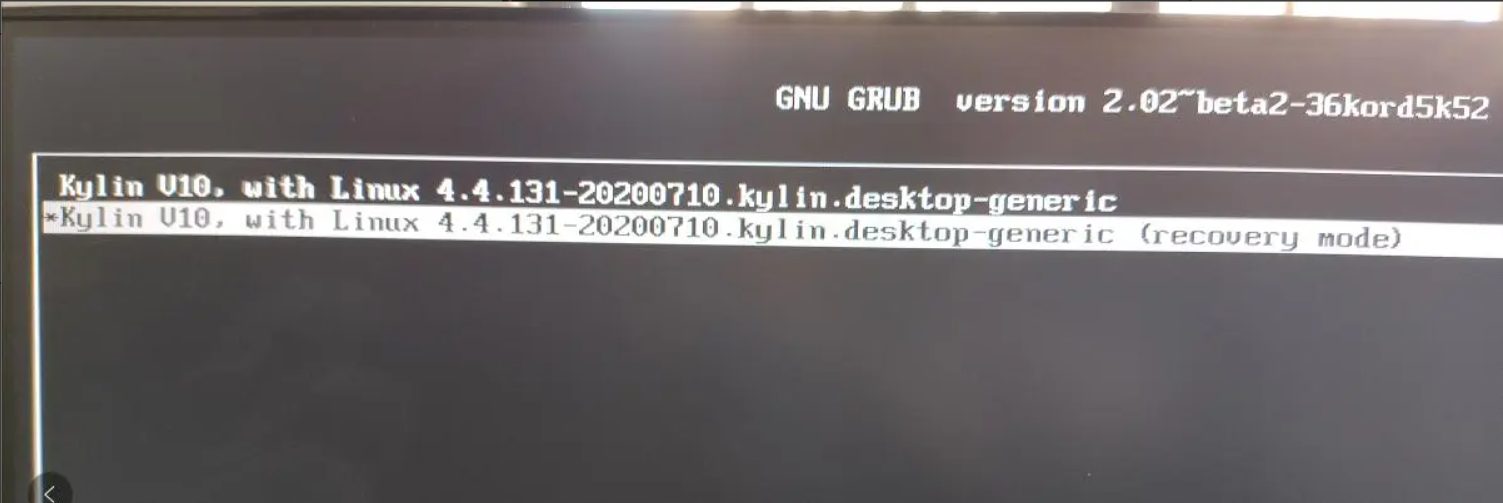 kylin 进入单用户模式更改密码-CSDN博客