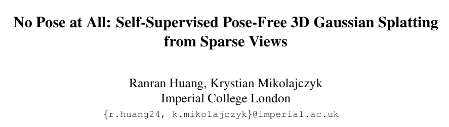 ICCV 2025 Highlight | 彻底告别相机姿态！帝国理工提出SPFSplat：稀疏视图自监督3D高斯溅射新SOTA_long splat github iccv2025-CSDN博客