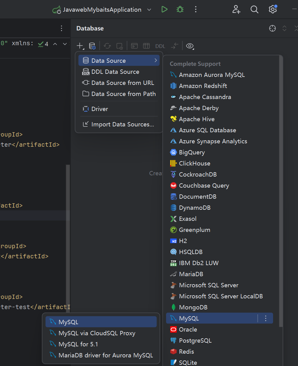 java 学习 day11 在idea 中使用datagrip-CSDN博客