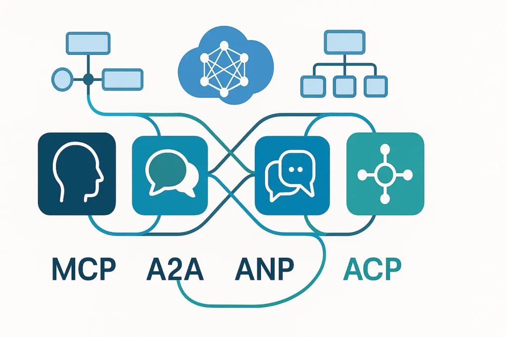 Agentic AI深度解析：MCP、A2A、ACP、ANP四大协议揭秘！_anp协议 人工智能-CSDN博客
