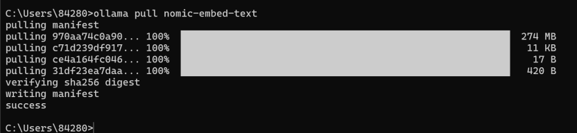 【AI开发新姿势】不用OpenAI也能搭RAG！nomic-embed-text开源模型手把手教你打造专属知识库，代码直接复制就能用！-CSDN博客