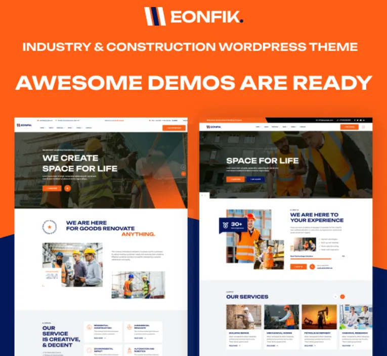 Eonfik - Construction & Industry WordPress Theme-CSDN博客