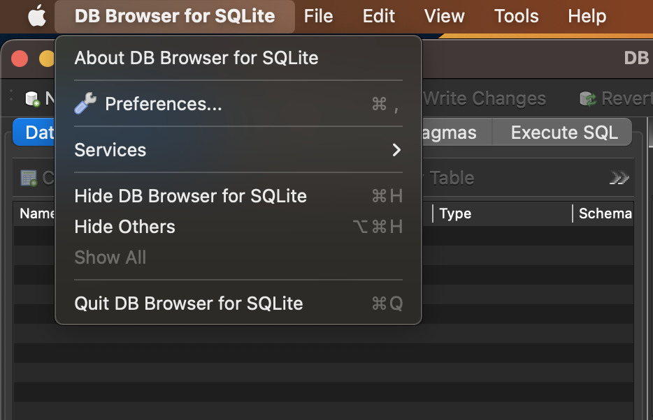 Mac下的DBBrowser for SQLite 数据库可视化工具如何设置中文环境_db browser for sqlite mac-CSDN博客