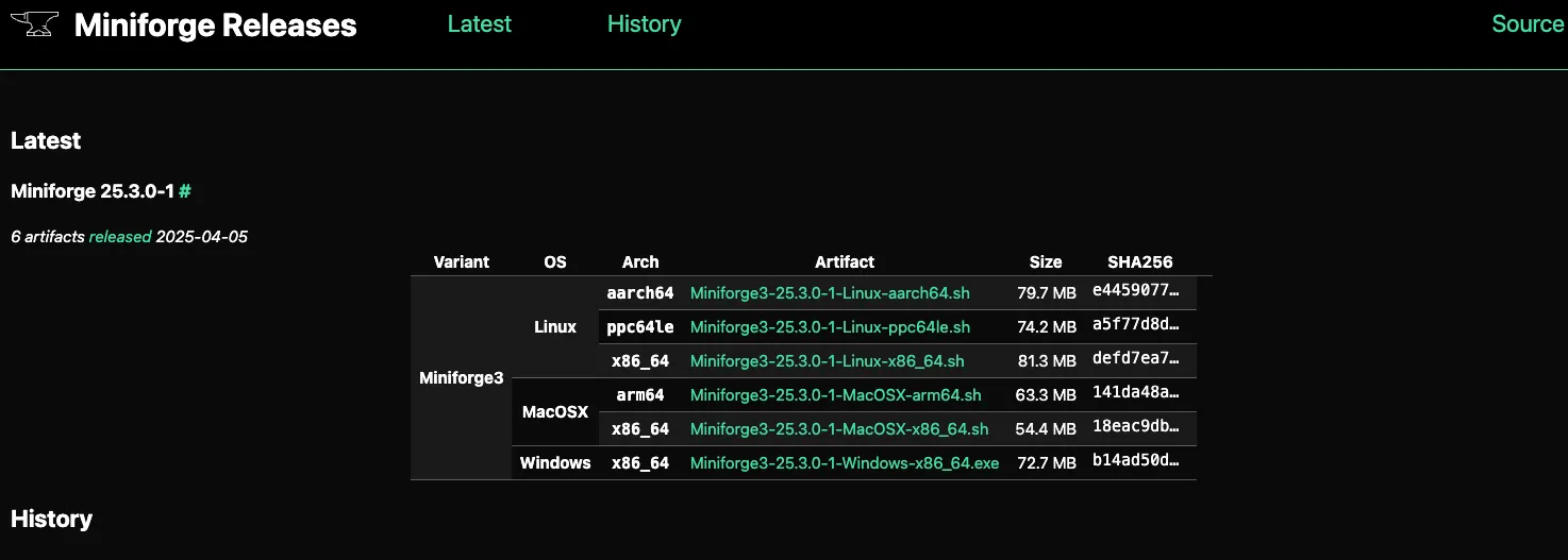 Minifoge安装及其使用学习(Mac/Apple Silicon ARM64 架构)_miniforge-CSDN博客