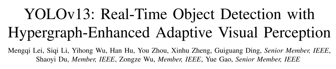 清华等开源YOLOv13：基于超图增强的实时目标检测_基于大模型与超图计算的目标识别算法-CSDN博客