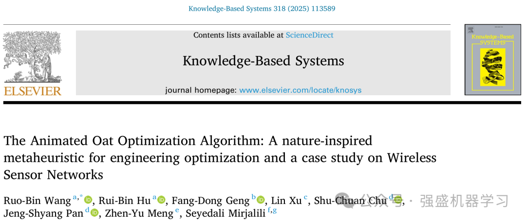 动麦优化算法(AOO)-2025年一区KBS新算法-公式原理详解与性能测评 Matlab代码免费获取_aoo算法-CSDN博客