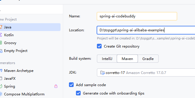 如何使用 Spring AI 并通过CodeBuddy开发一个简易的聊天小程序_codebuddy java-CSDN博客