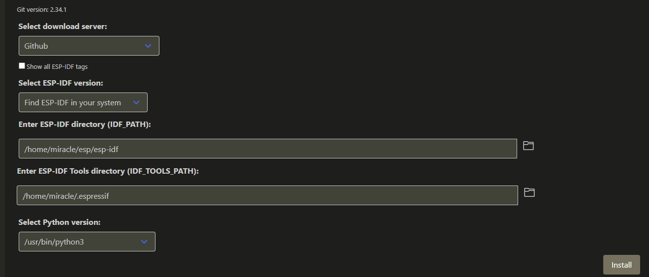 【嵌入式】WSL+Vscode安装ESP32-IDF开发环境-以S2为例_wsl+ubuntu+vscode esp-idf开发环境安装-CSDN博客