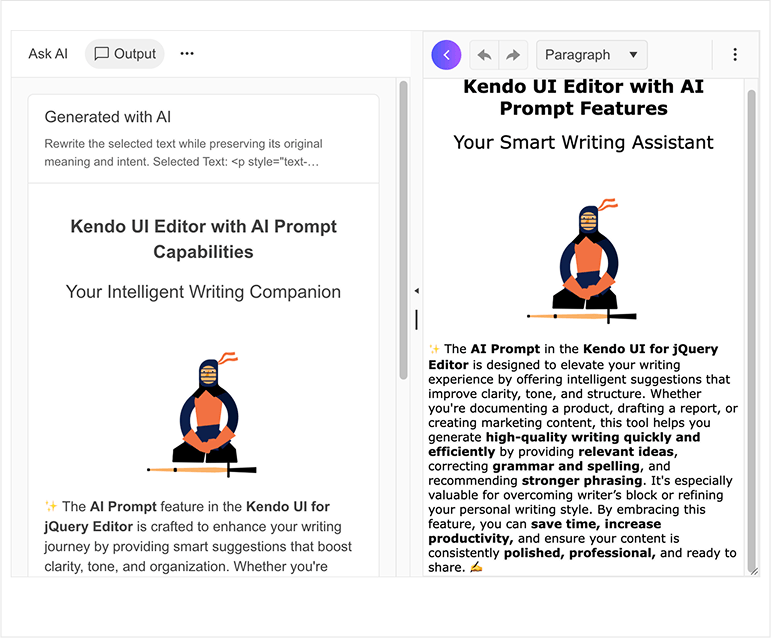 界面控件Kendo UI for jQuery 2025 Q2亮点 - AI驱动功能增强-CSDN博客