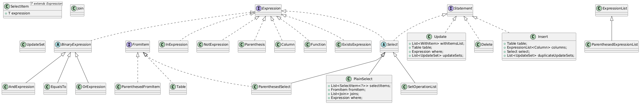 SQL解析工具JSQLParser-CSDN博客