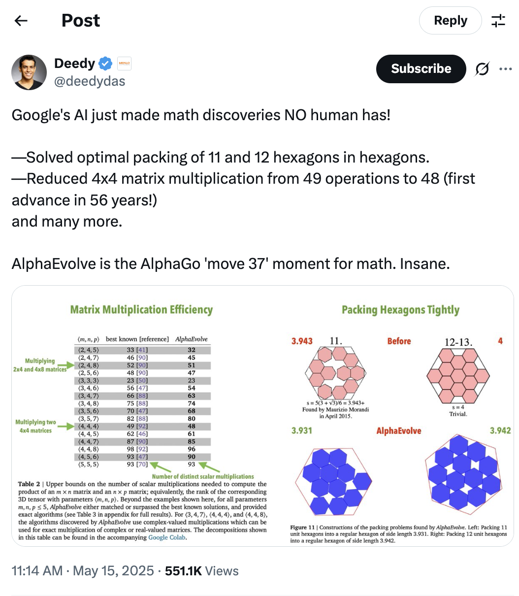 AlphaEvolve来了！AI 正进入自我进化范式。_alpha evolve-CSDN博客