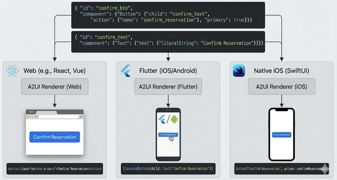 Google A2UI协议深度解析：AI Agent UI“说话”技术”-CSDN博客