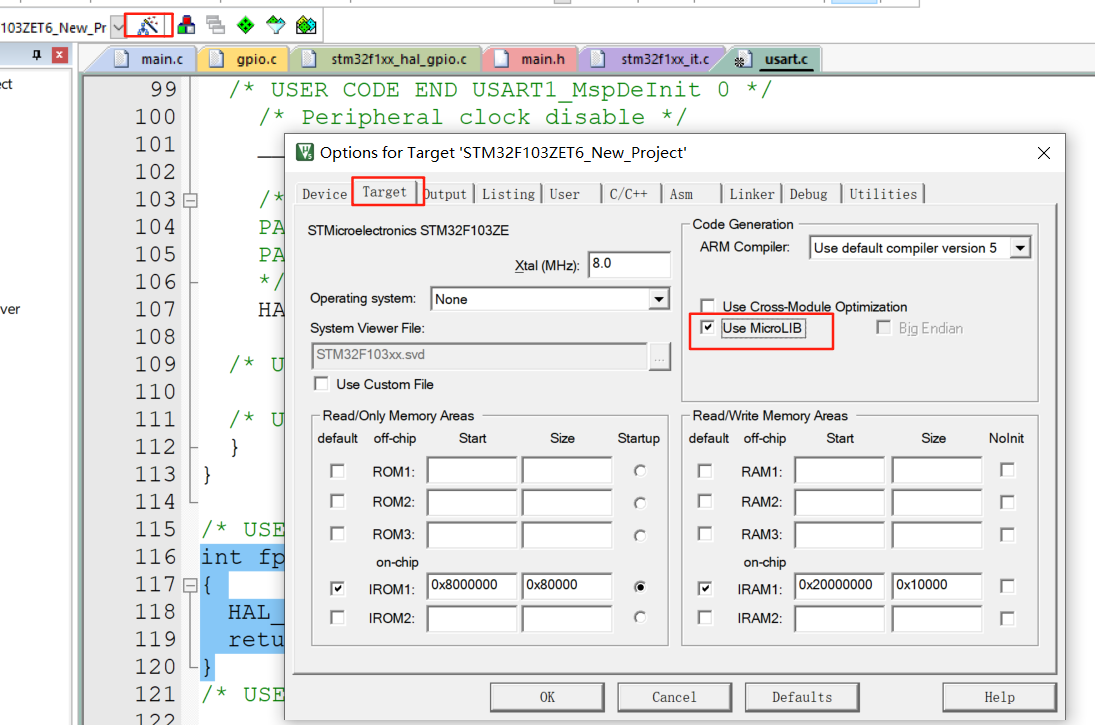 STM32CUBEMX 使用教程4 — 串口 (USART) 配置、重定向 printf 输出_stm32cubemx uart-CSDN博客