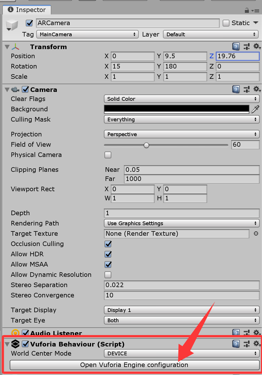 Unity - AR（12）_unity里arcamera在哪-CSDN博客