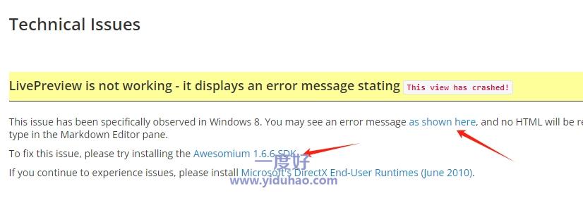 MarkdownPad2软件打开.md文件时显示“HTML渲染组件出错，这个问题可以通过安装某个缺失组件来解决，您是否想要了解详细信息？”_markdownpad2 html渲染组件出错-CSDN博客