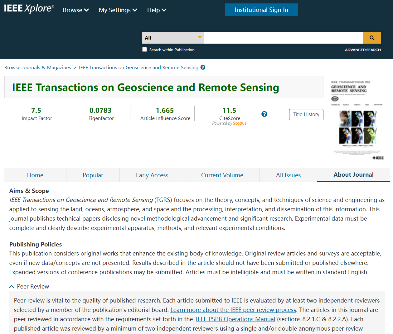 【计算机方向】科研达人必看！中科院一区IEEE老牌神刊疯狂收割，审稿光速+交叉学科都兼备！_ieee tgrs-CSDN博客