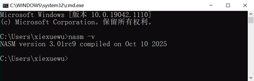 NASM下载和安装教程（附安装包，非常详细）_nasm安装-CSDN博客