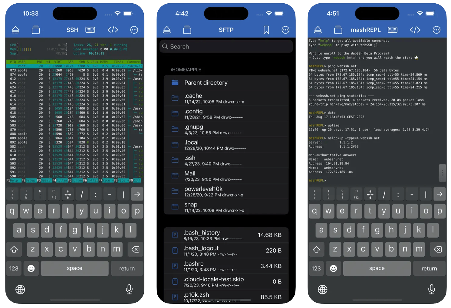 适用于 iPad 和 iPhone 的 5 款最佳终端/SSH 应用程序_ipad ssh软件-CSDN博客