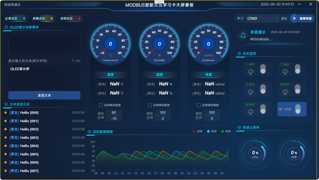 WPF 实时工业监控大屏：ModBus协议集成与无边框动态可视化方案-CSDN博客