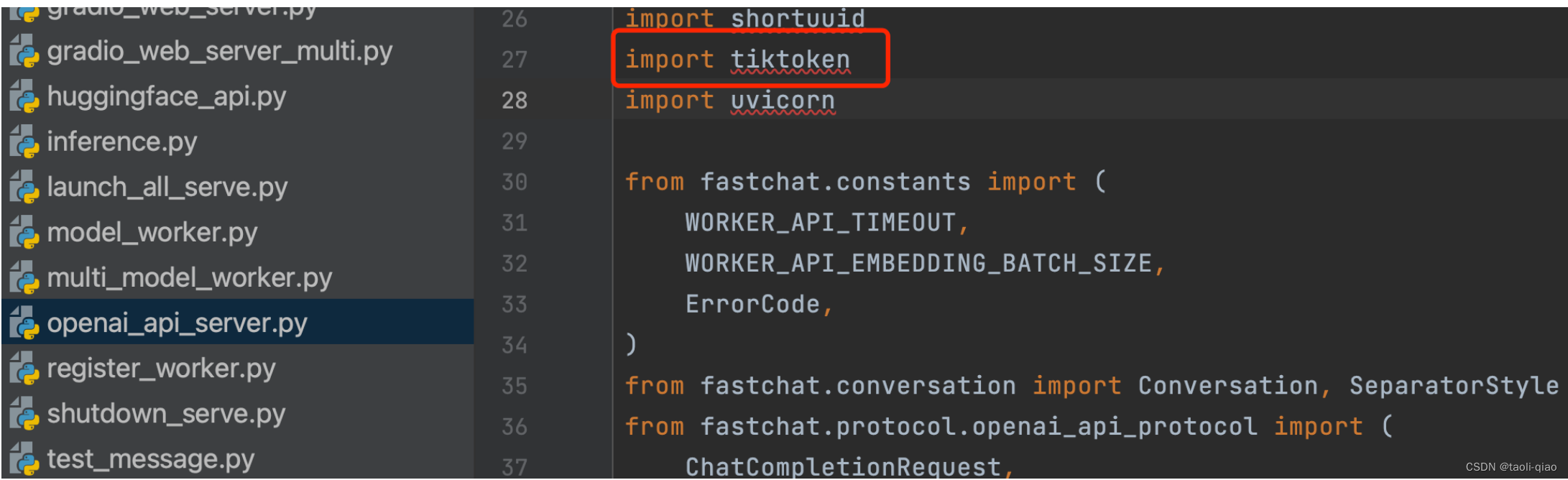 大模型结合python 大模型结合chatbot_fastchat为什么会去访问 tiktoken-CSDN博客