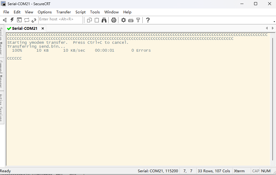 大文件高效传输，Ymodem协议应用示例_securecrt怎么接收ymodem-CSDN博客