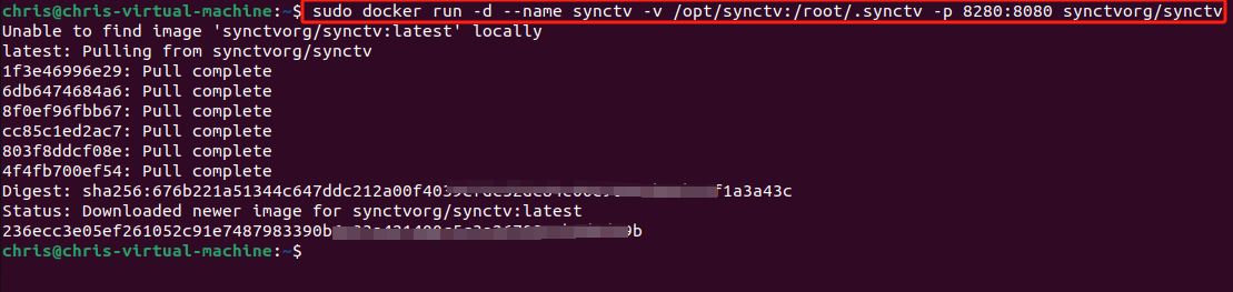 Docker部署SyncTV结合内网穿透远程和好友在线观看视频或直播_在线视频资源接入docker-CSDN博客