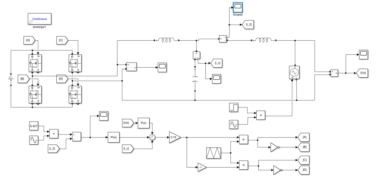 基于LCL滤波器的单相光伏逆变器控制设计在MATLAB-Simulink中的仿真研究-CSDN博客